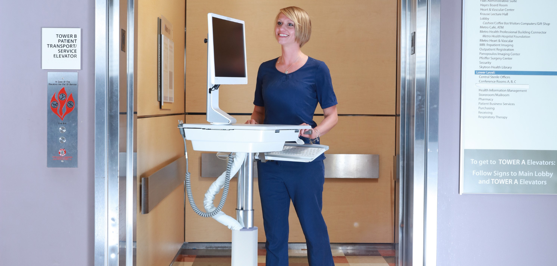 When Do You Need a Powered or Non-Powered Computer Cart?